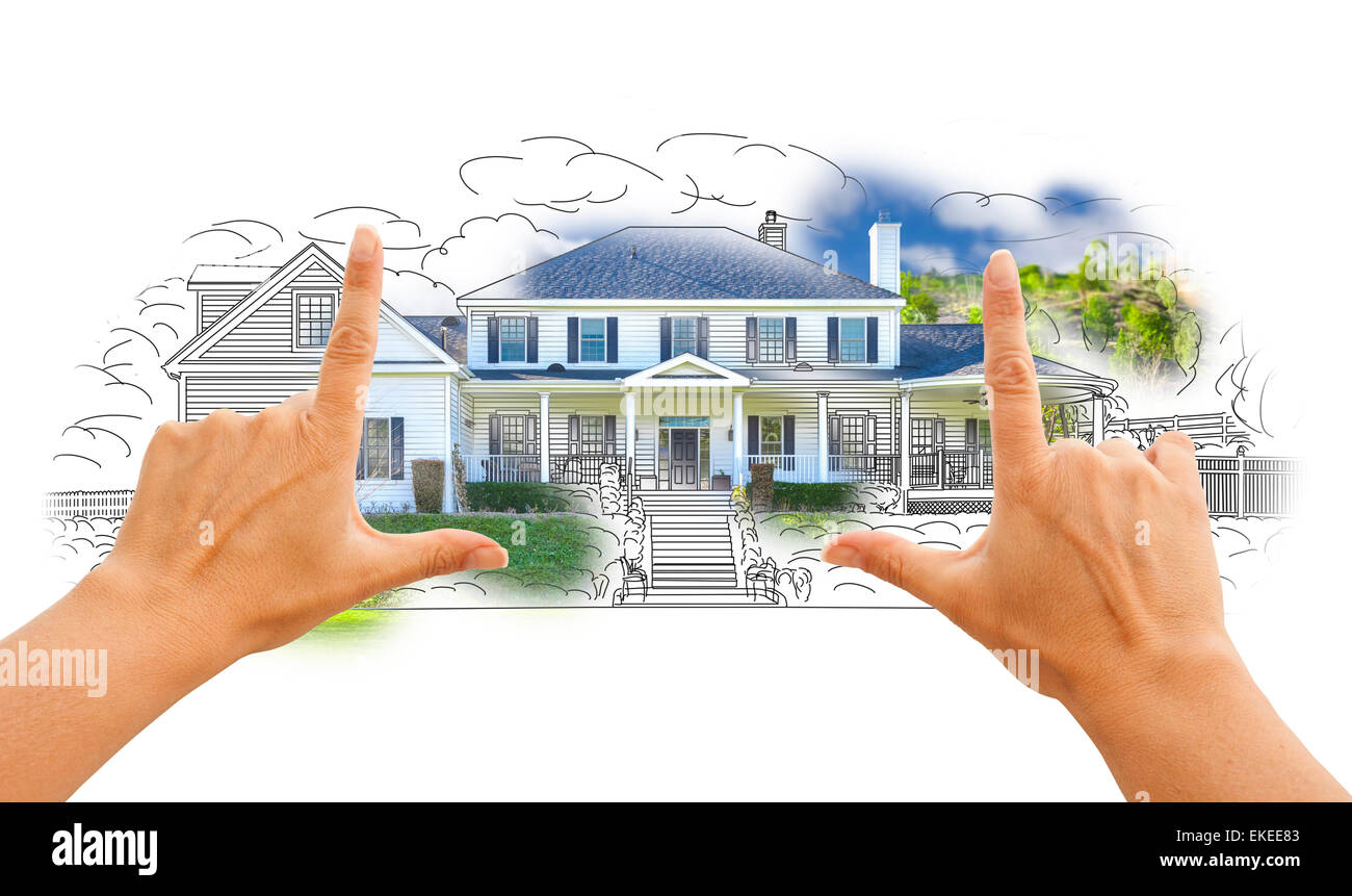 House framing illustration hi-res stock photography and images - Alamy