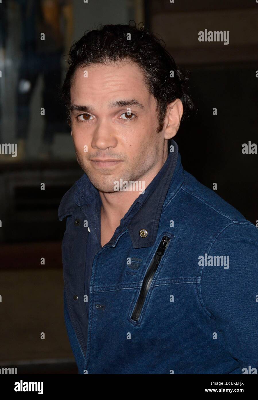 New York, NY, USA. 9th Apr, 2015. Reece Ritchie out and about for ...