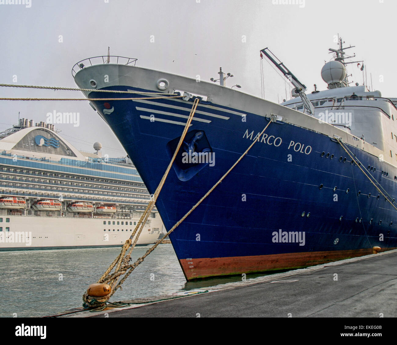 Venice, Province of Venice, ITALY. 6th Oct, 2004. The Orient Lines MS ...