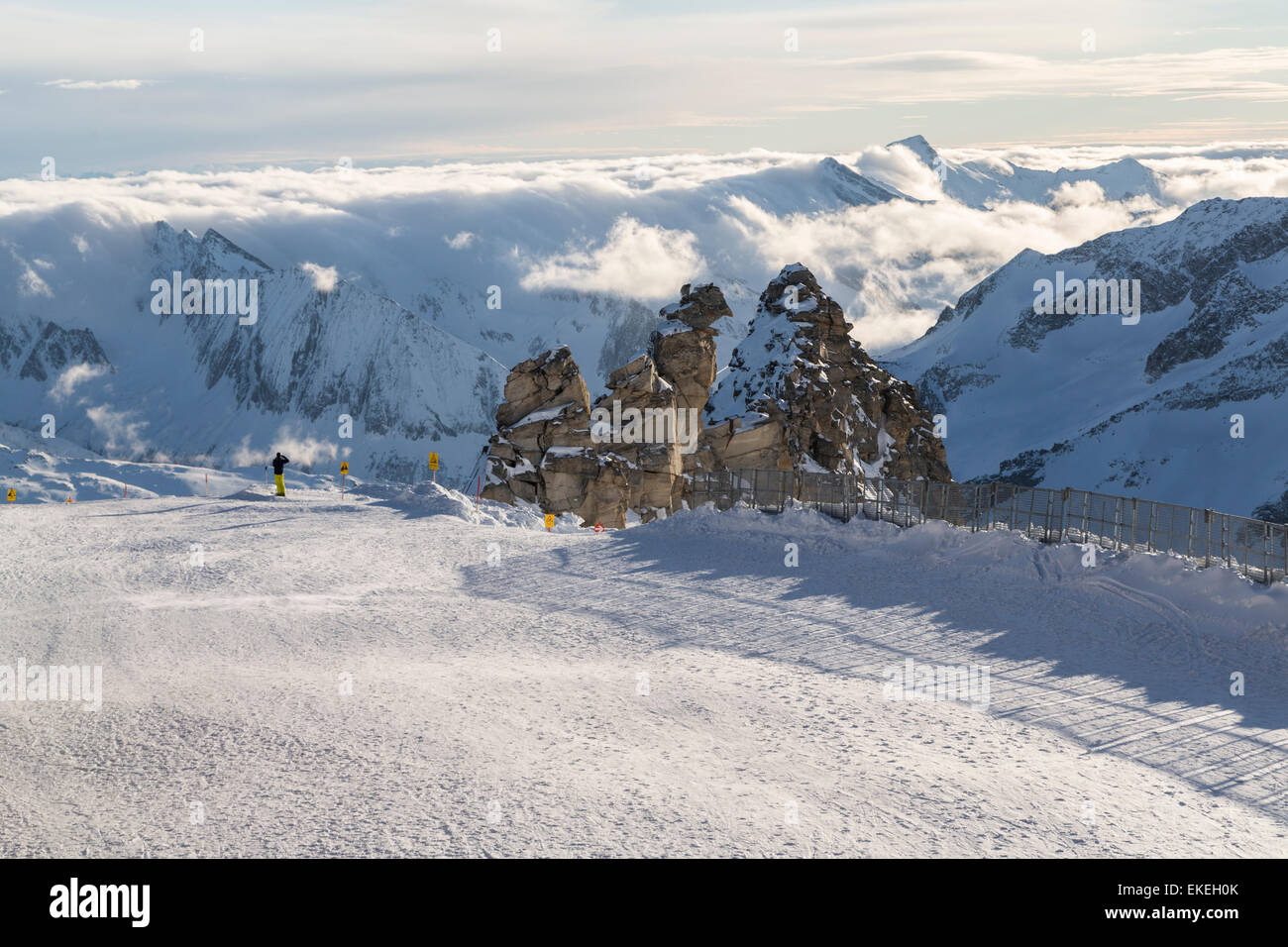 View to the tux alps hi-res stock photography and images - Alamy