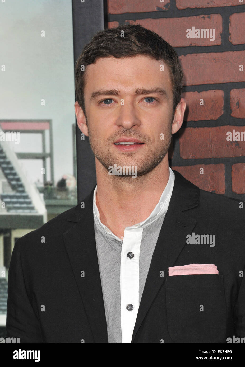LOS ANGELES, CA - SEPTEMBER 19, 2012: Justin Timberlake at the premiere ...