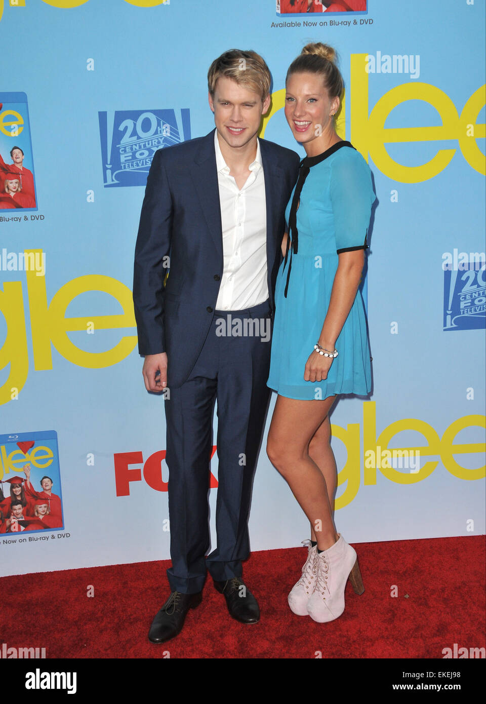 LOS ANGELES, CA - SEPTEMBER 12, 2012: Heather Morris & Chord Overstreet ...