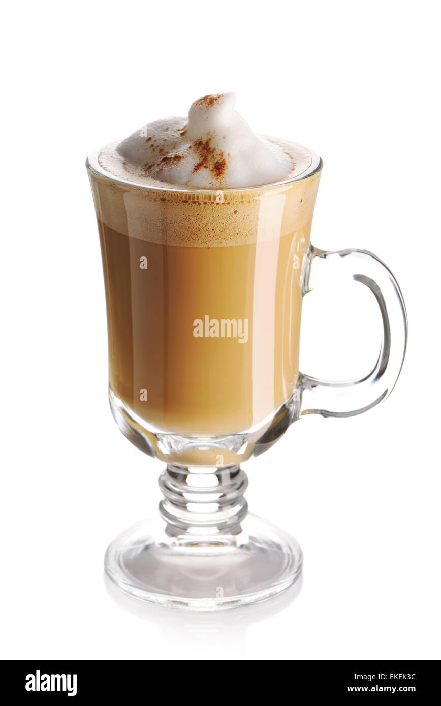 White chocolate latte Cut Out Stock Images & Pictures - Alamy