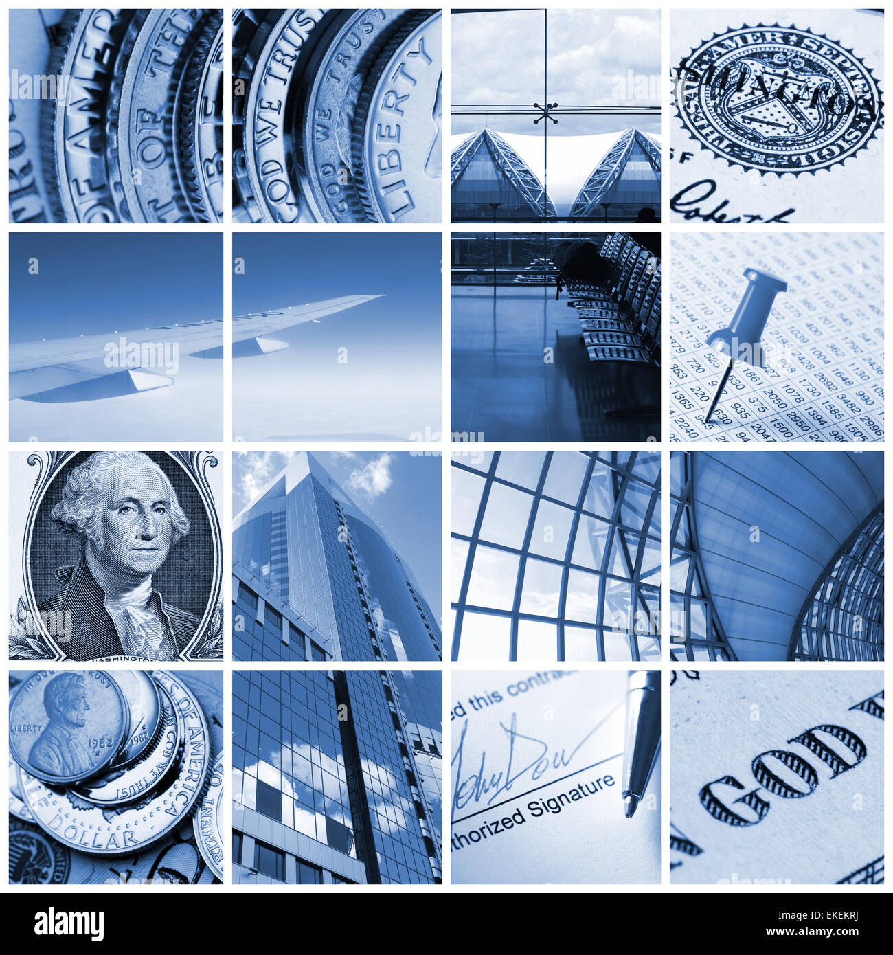 Business collage hi-res stock photography and images - Alamy