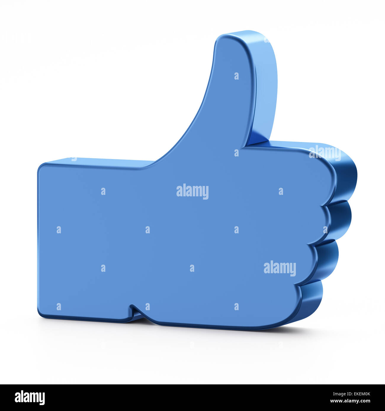 Like symbol on white background Stock Photo - Alamy