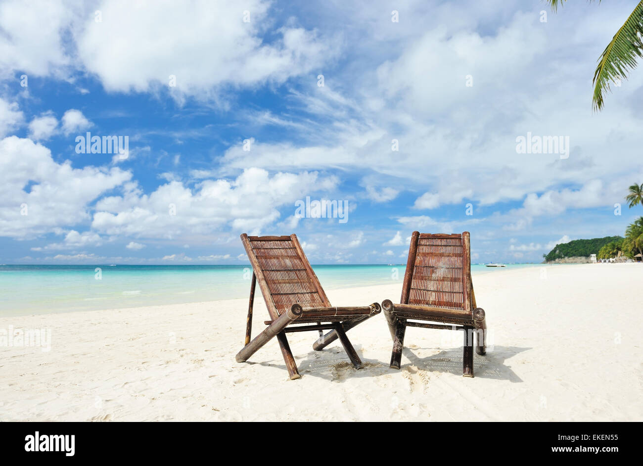 Chaise lounge at beach Stock Photo - Alamy