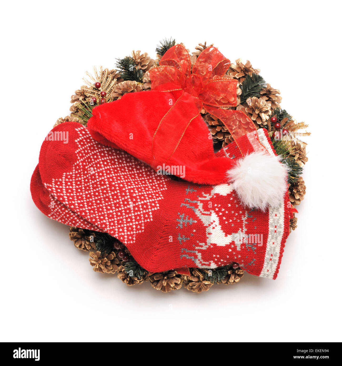 Stocking wreath hi-res stock photography and images - Alamy