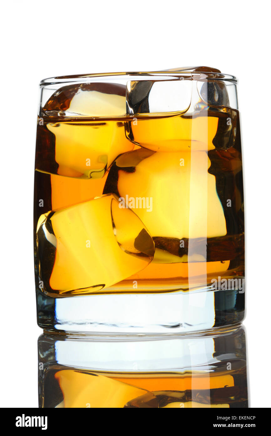 Scotch on the Rocks Stock Photo - Alamy