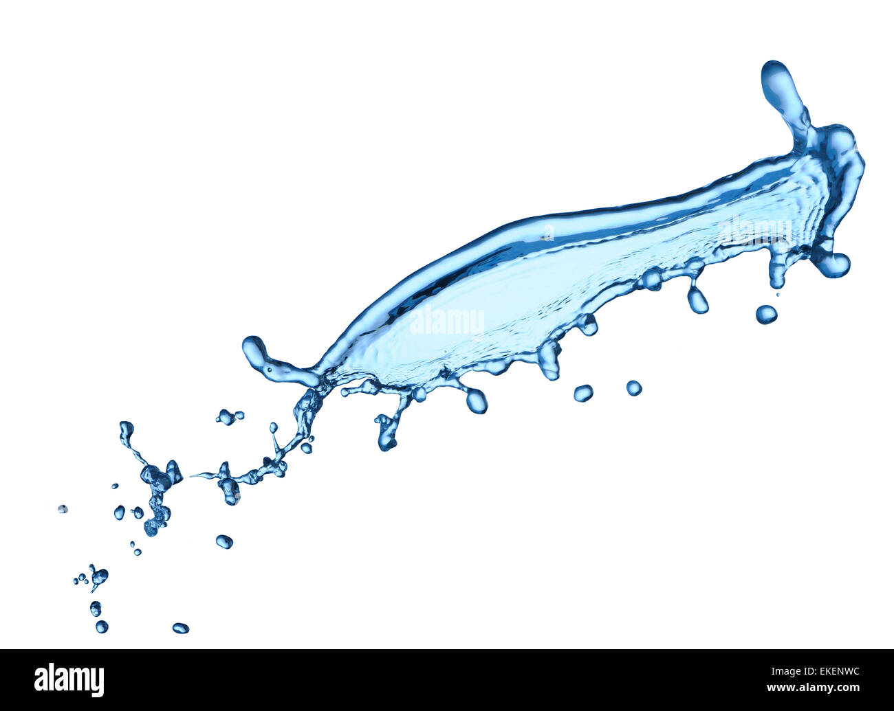 Beautiful water flow Cut Out Stock Images & Pictures - Alamy