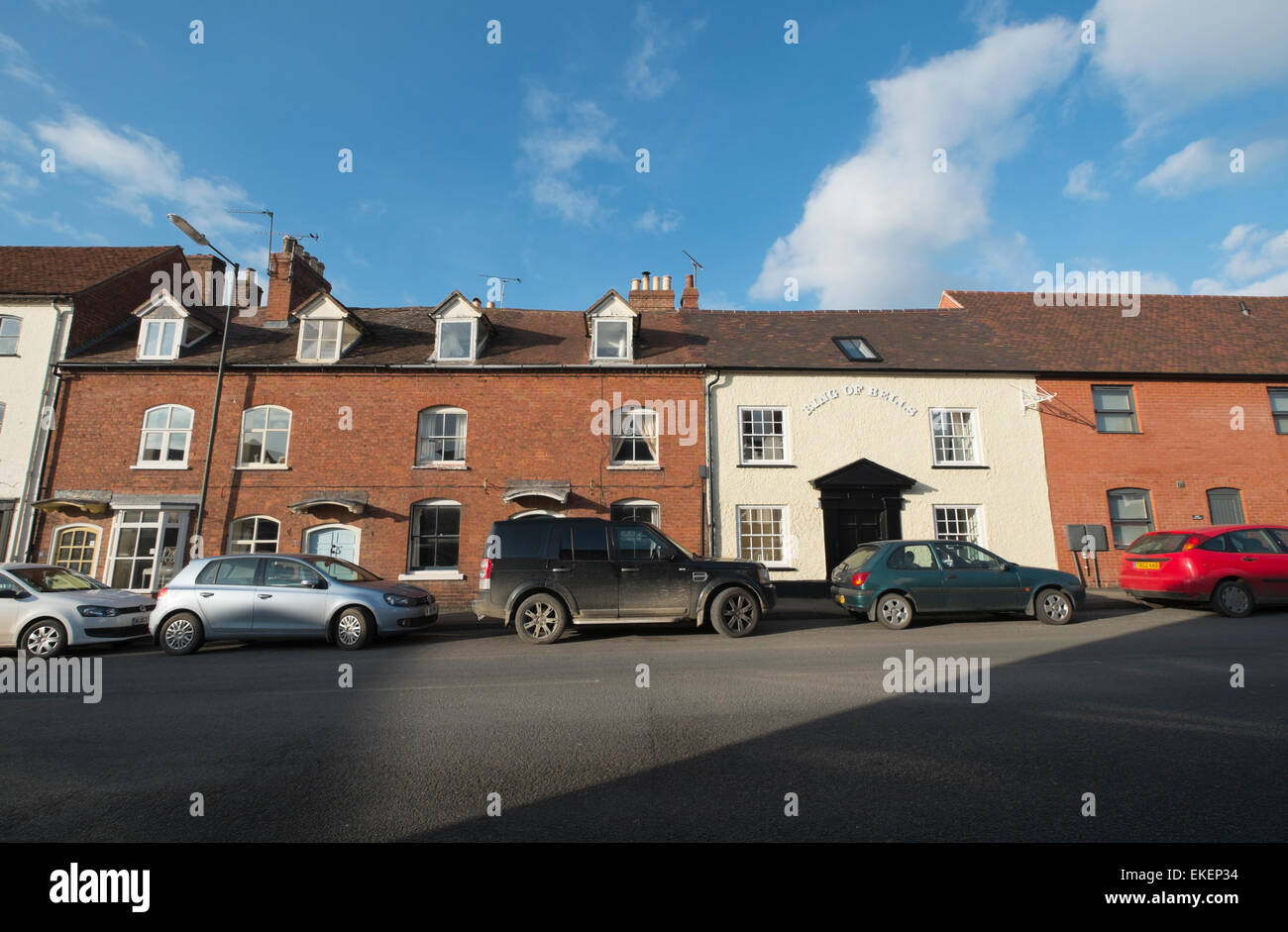 Streets and buildings in Ledbury, Herefordshire Stock Photo - Alamy