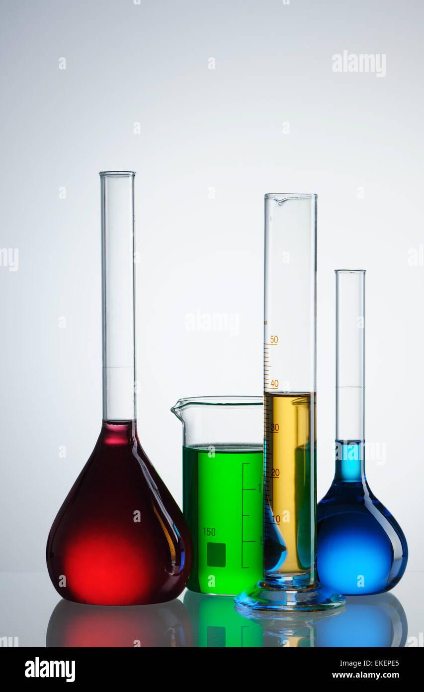 White flasks hi-res stock photography and images - Alamy