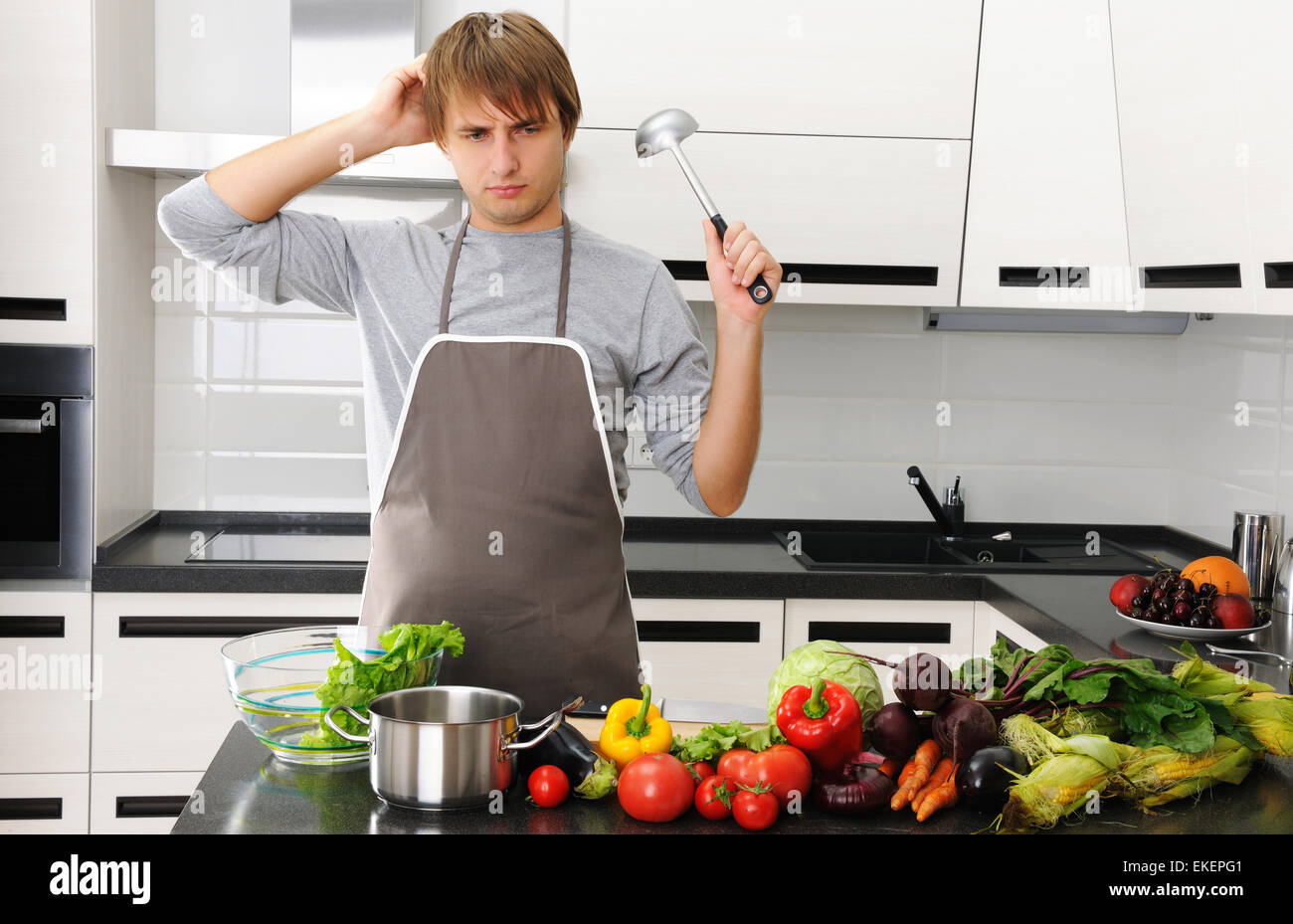 What am I cooking Stock Photo - Alamy