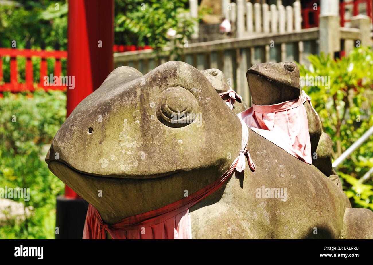 Group of Japanese Stone Stock Photo - Alamy