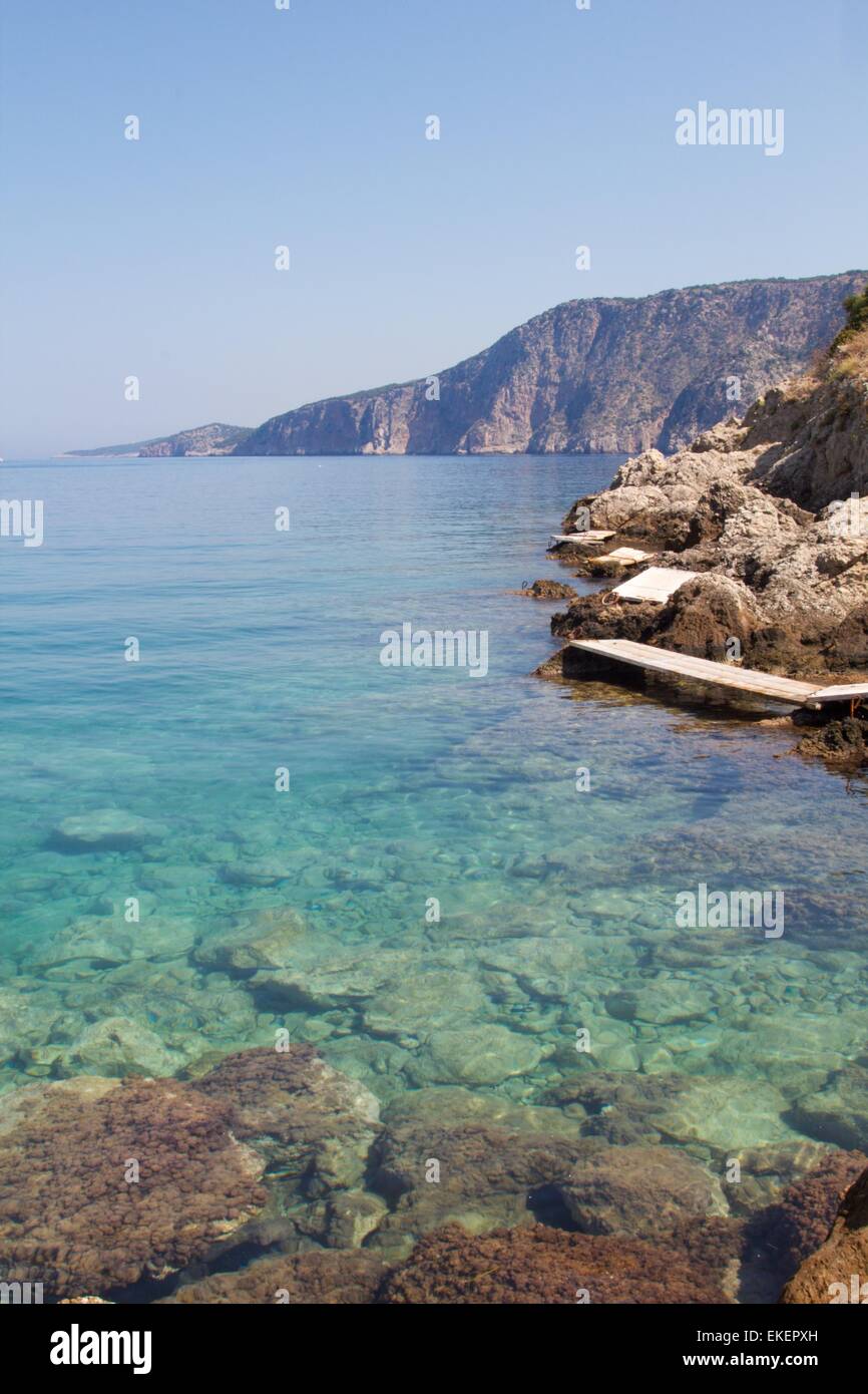A view of Assos beach,Kefalonia,Greece Stock Photo - Alamy