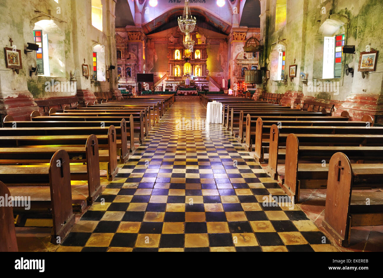 Old catholic church Stock Photo - Alamy