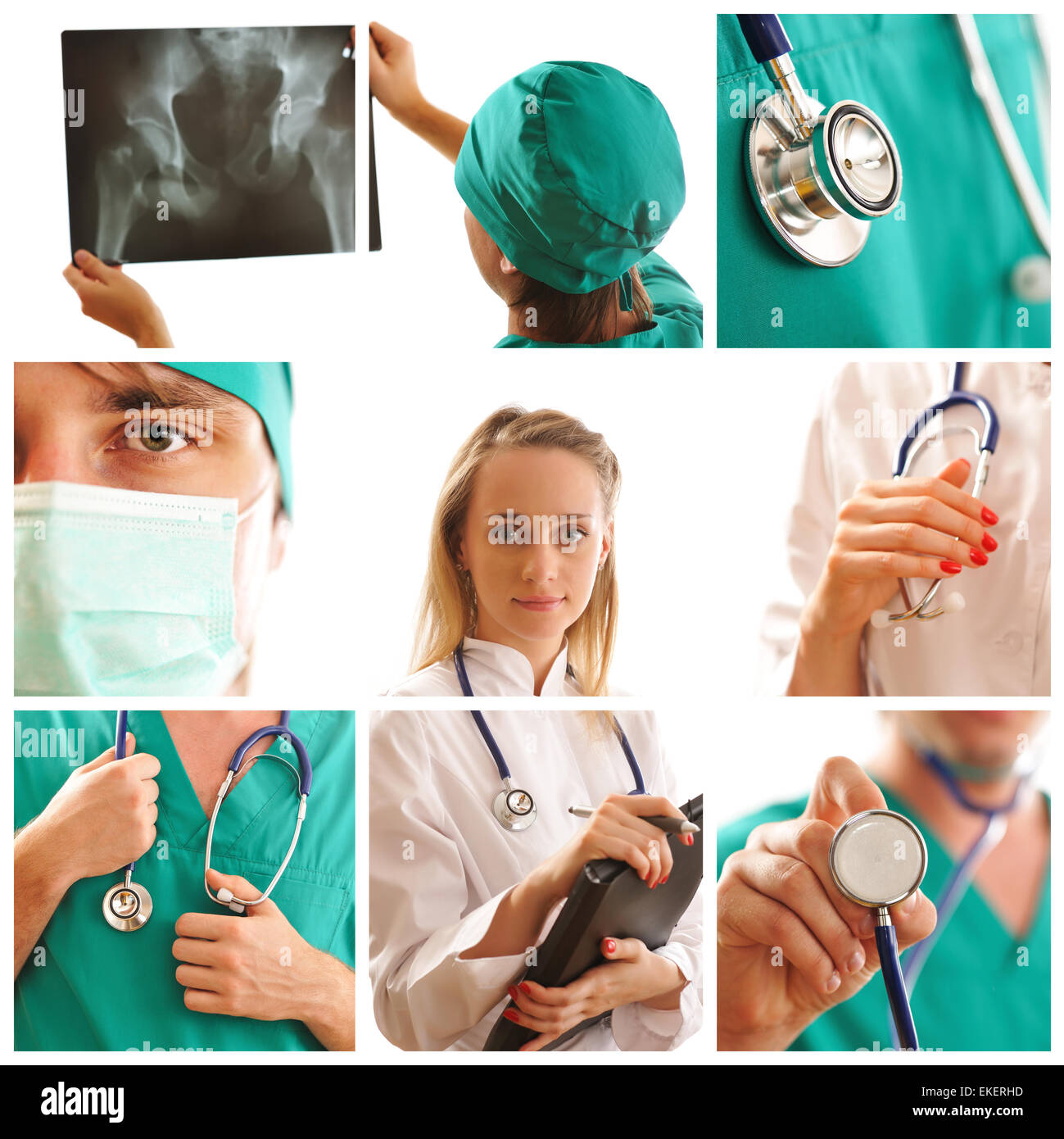 Medical equipment collage hi-res stock photography and images - Alamy