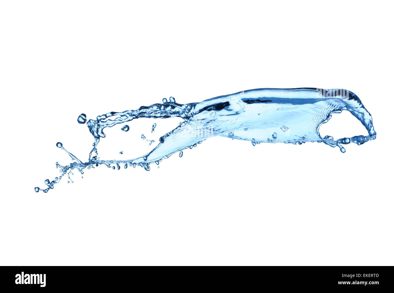 Beautiful water flow Cut Out Stock Images & Pictures - Alamy