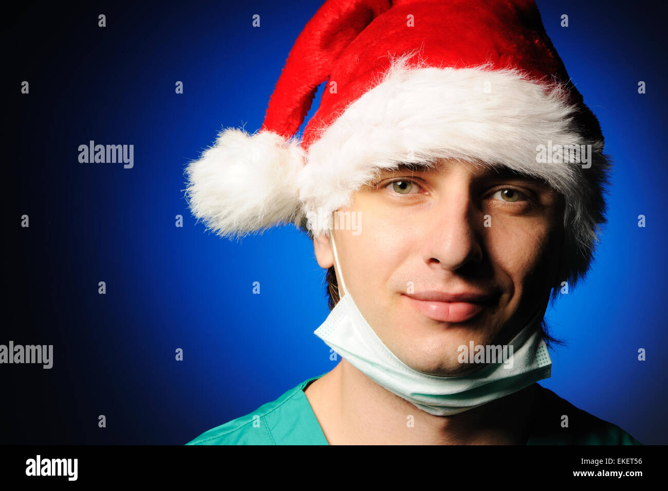 Santas mask hi-res stock photography and images - Alamy