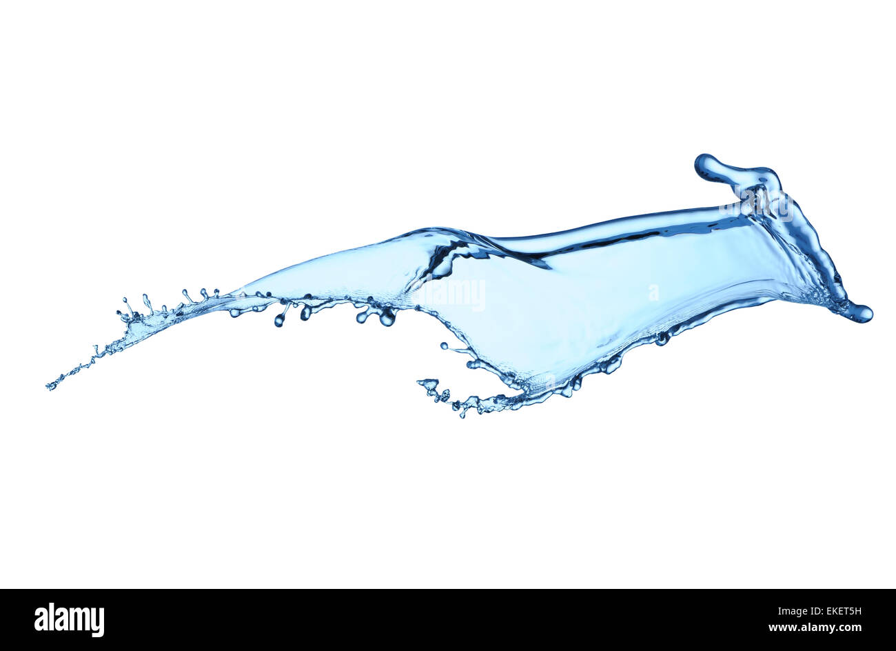 Beautiful water flow Cut Out Stock Images & Pictures - Alamy