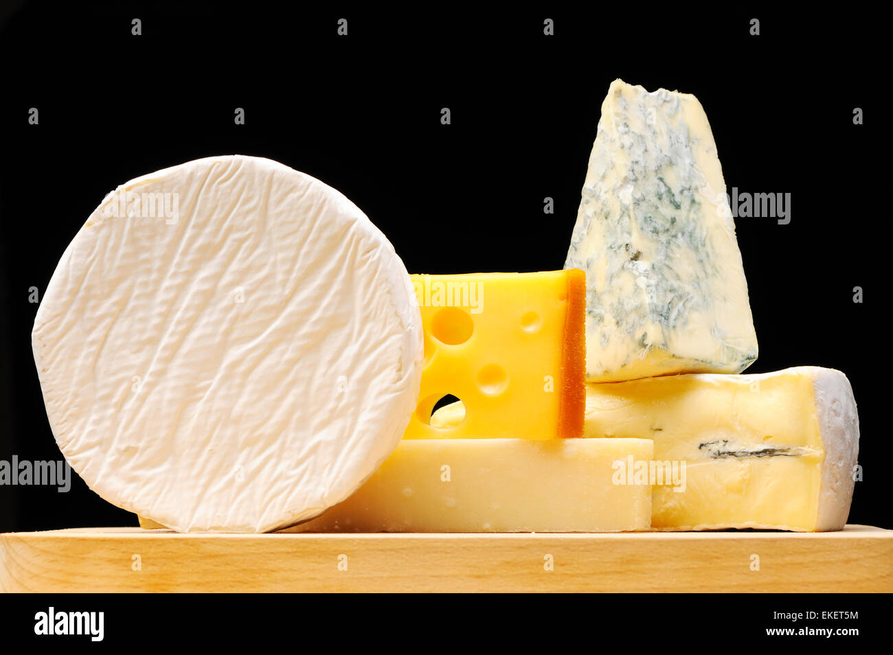 Various types of cheese Stock Photo - Alamy