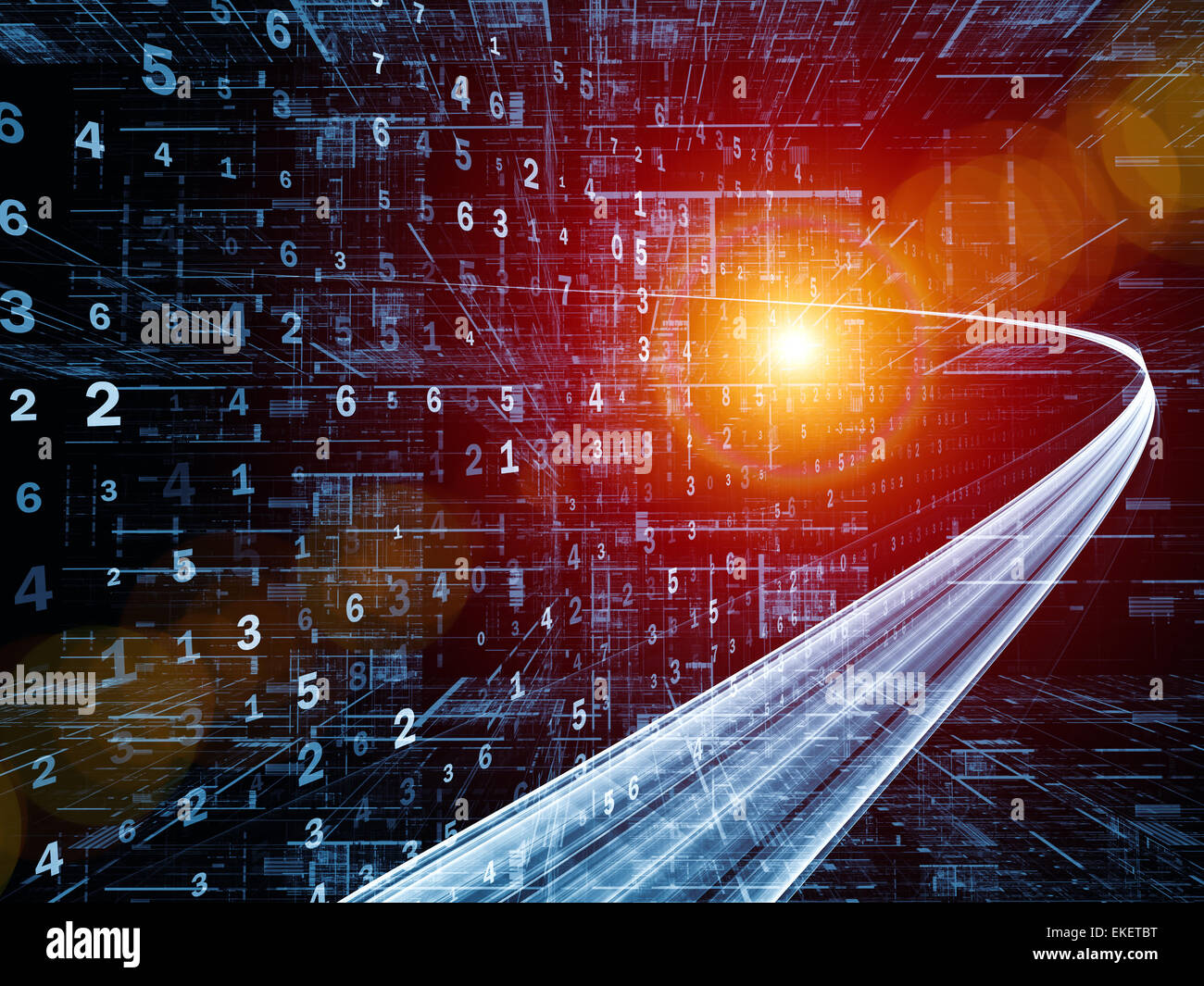 Secrets of Information Stream Stock Photo - Alamy