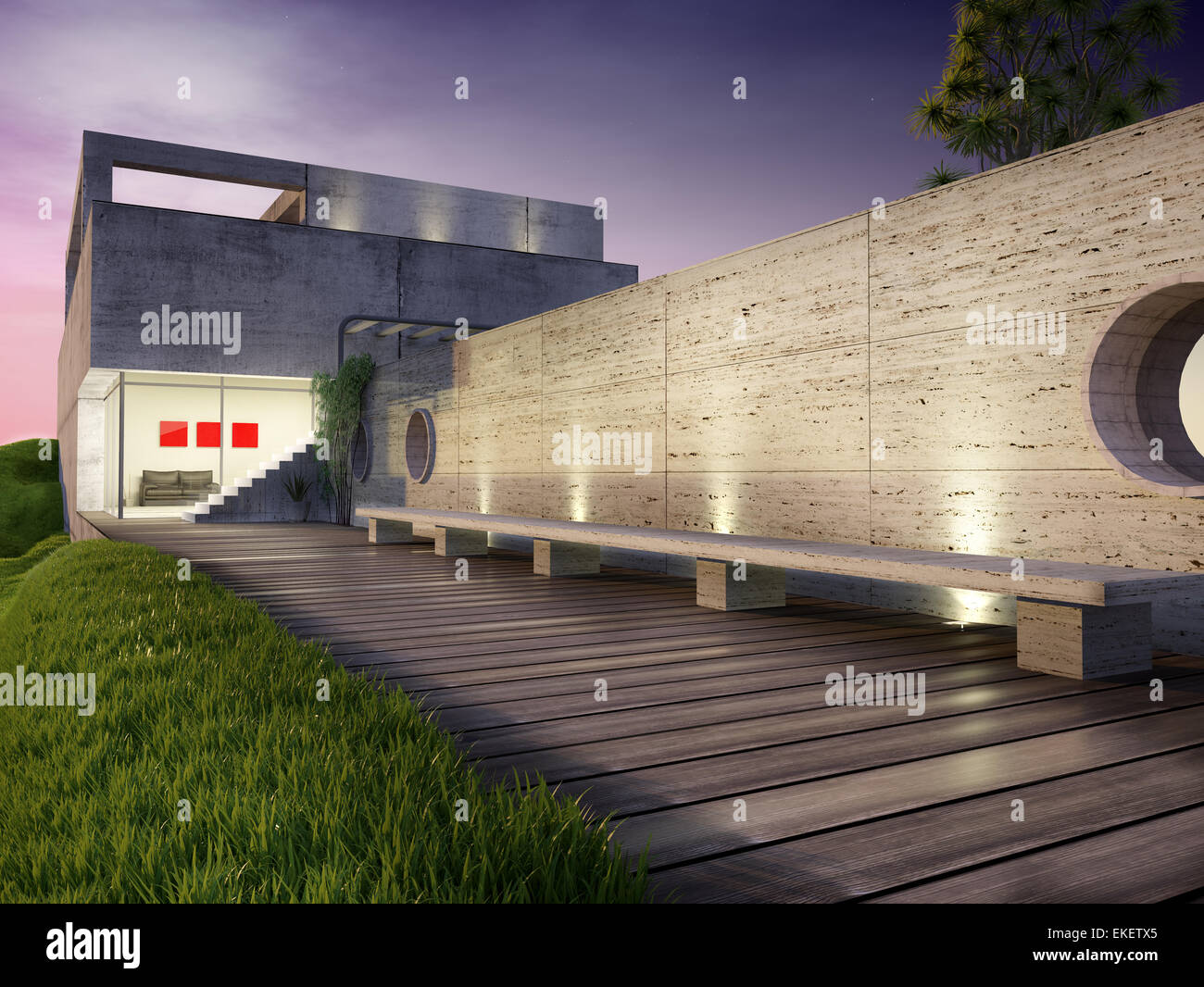 Modern mansion house hi-res stock photography and images - Alamy
