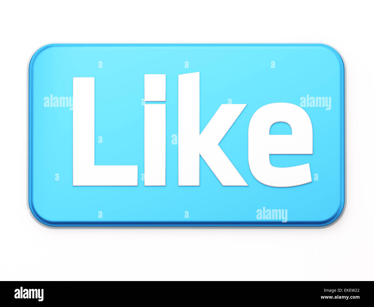 3d like button hi-res stock photography and images - Alamy