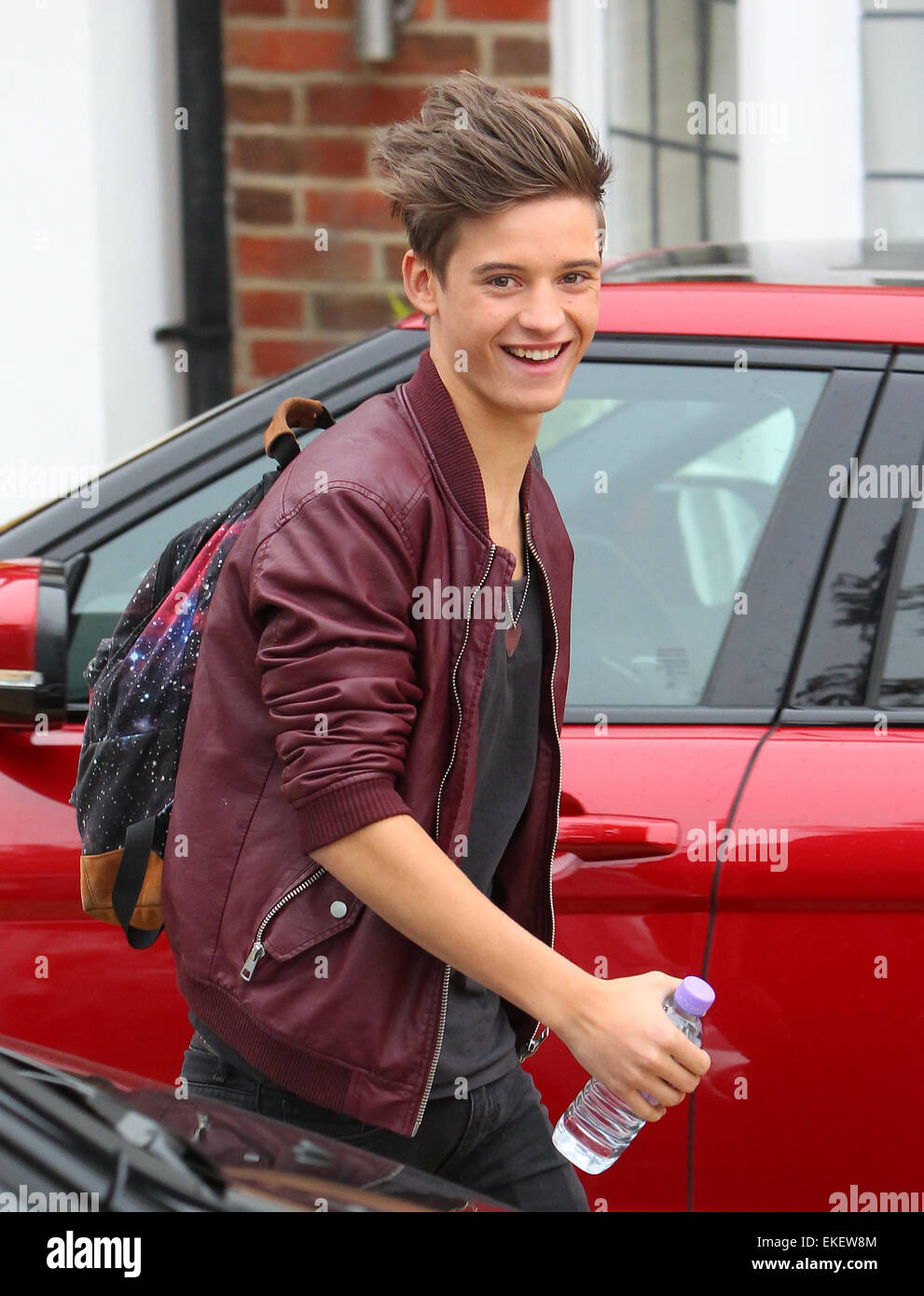 Only the Young arrive at the X Factor finalist's house after their ...