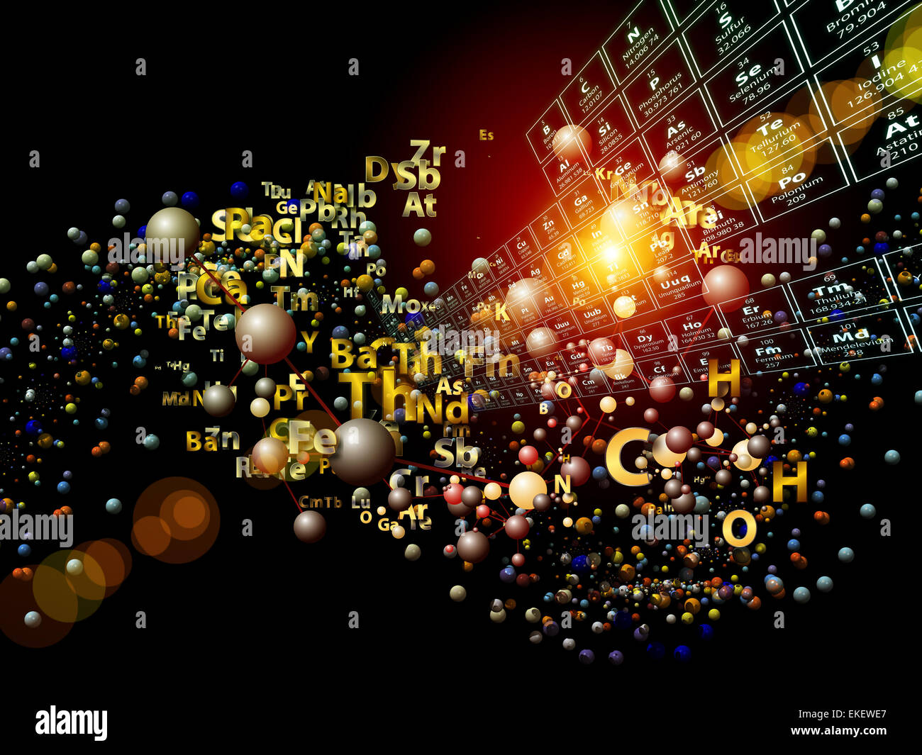 Carbon chemical element periodic table hi-res stock photography and ...