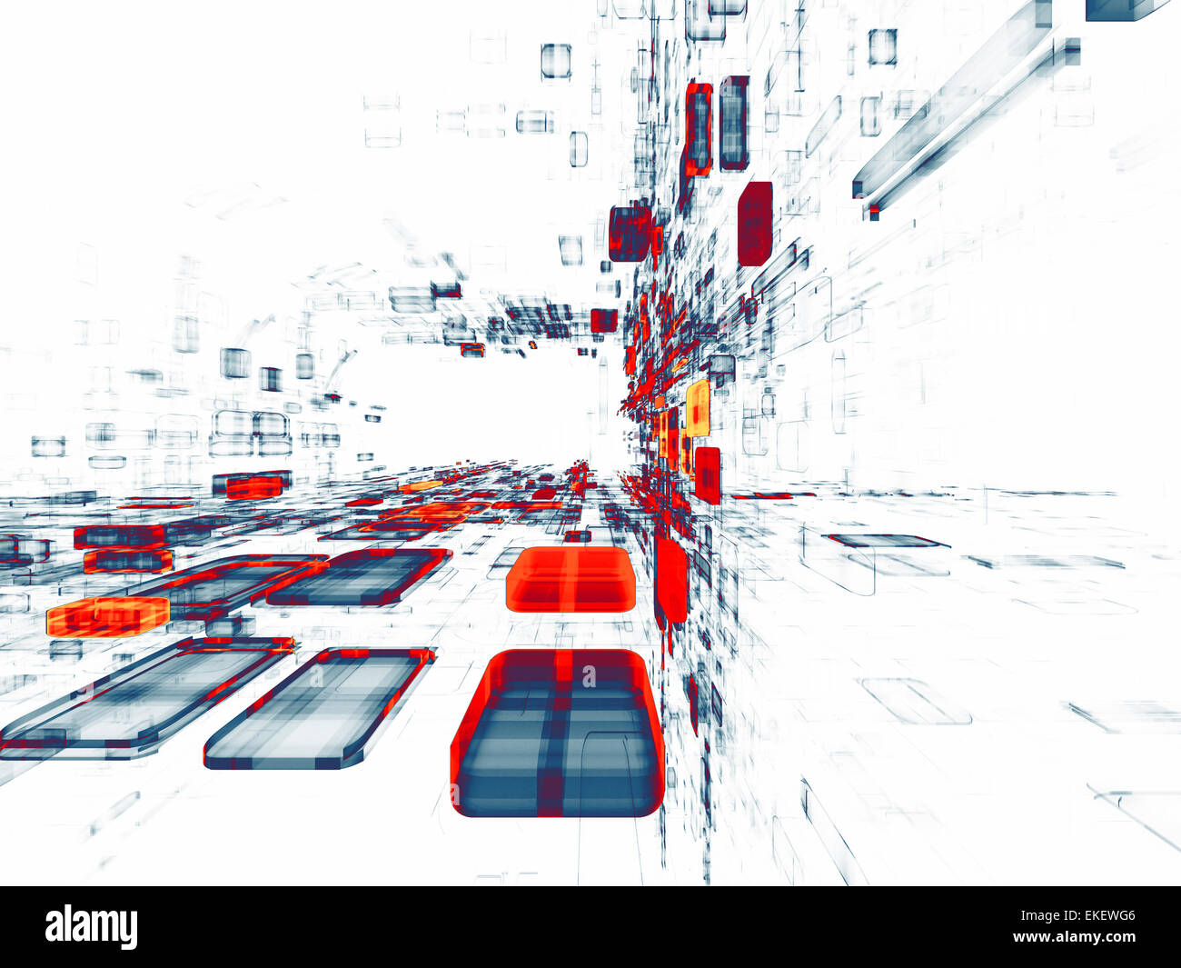 Virtual Space Components Stock Photo - Alamy