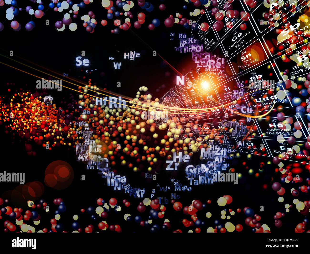 Chemical Elements Background Stock Photo - Alamy
