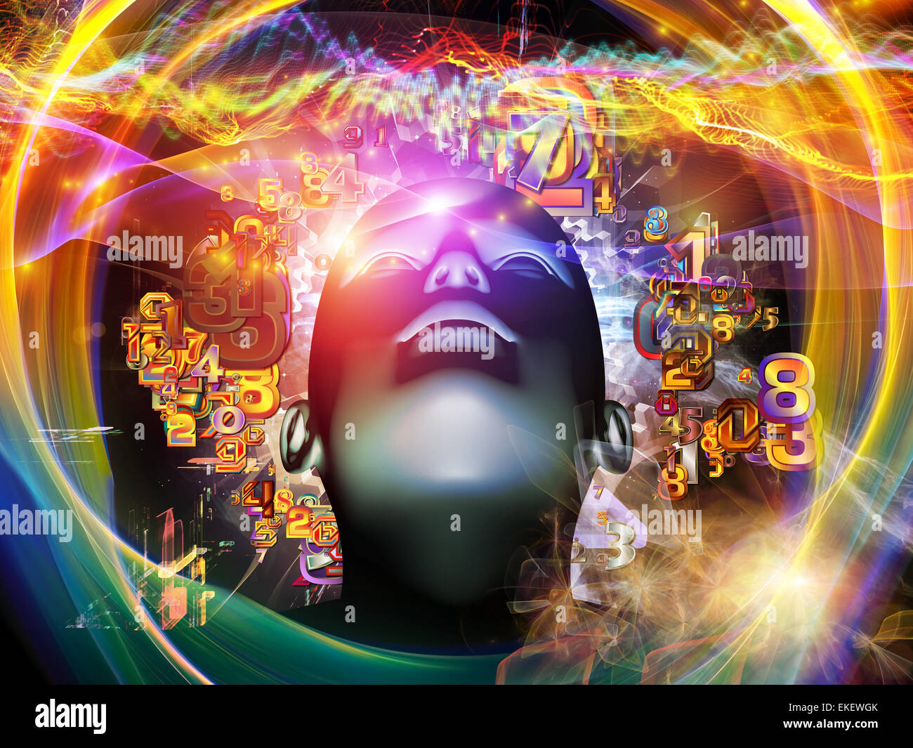 Evolving Digital Science Stock Photo - Alamy
