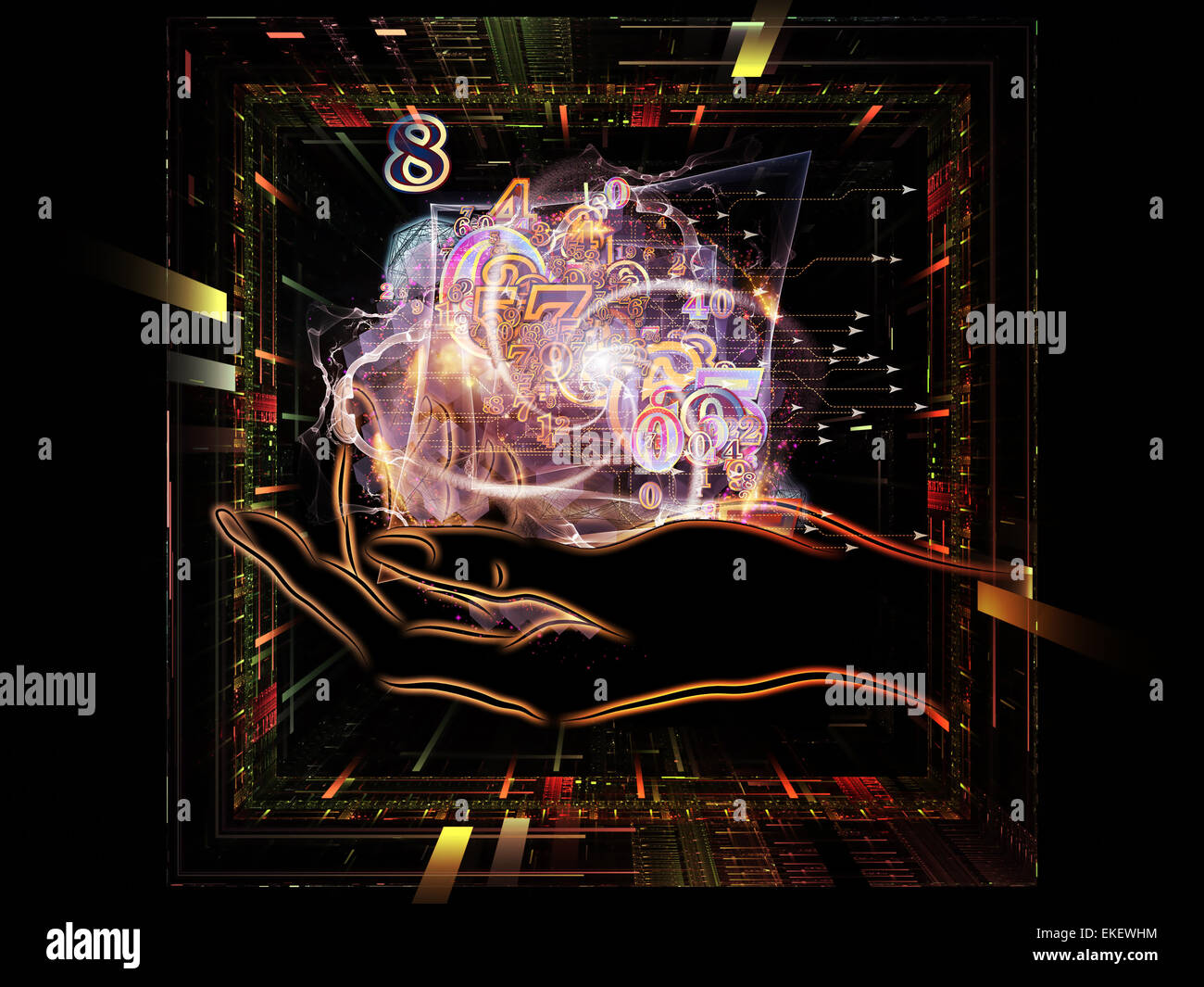 Technology Within Grasp Stock Photo - Alamy