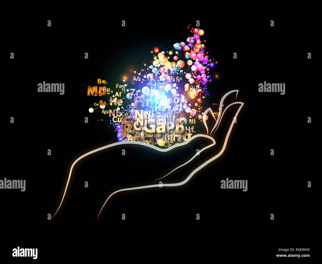 Grasp of Chemistry Stock Photo - Alamy