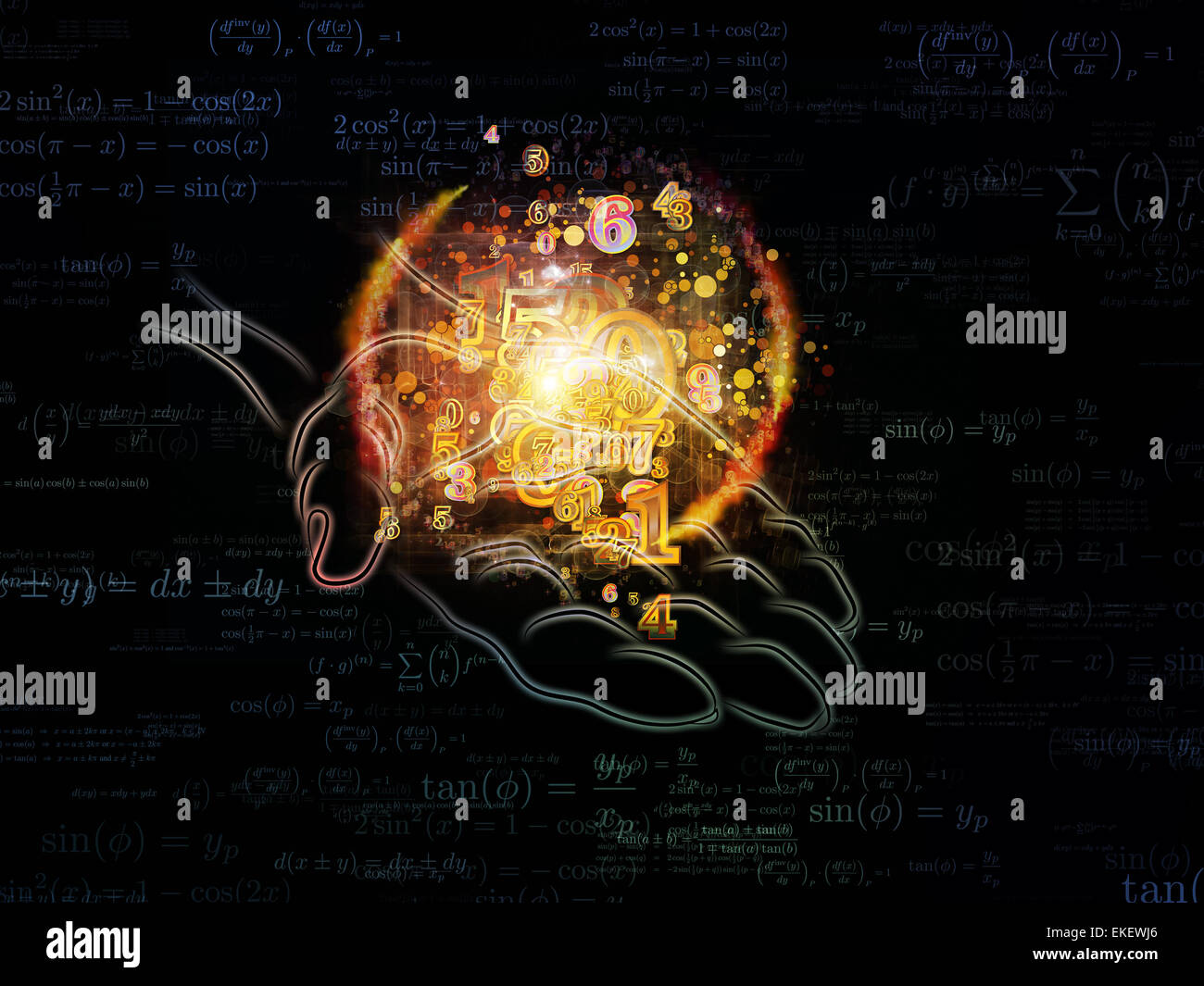 The Flower of Technology Stock Photo - Alamy