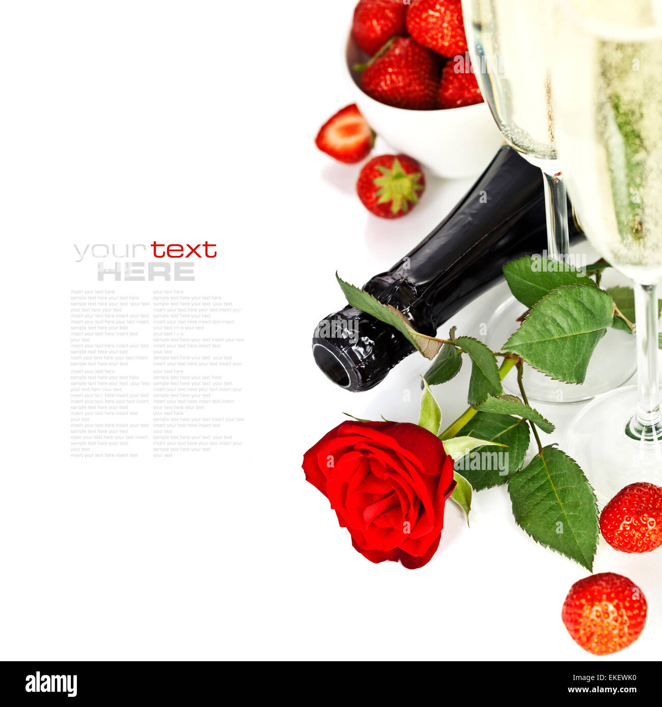 Champagne bottle border hi-res stock photography and images - Alamy