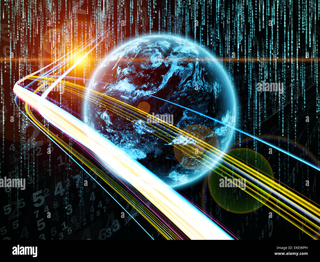 Perspectives of Information Stream Stock Photo - Alamy