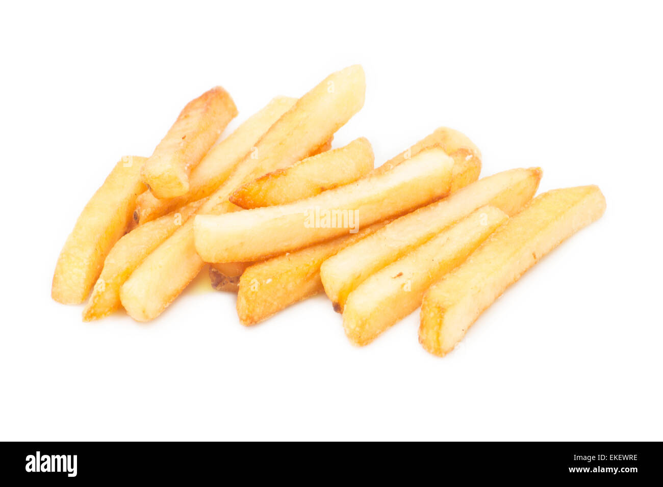 Golden french fries Cut Out Stock Images & Pictures - Alamy