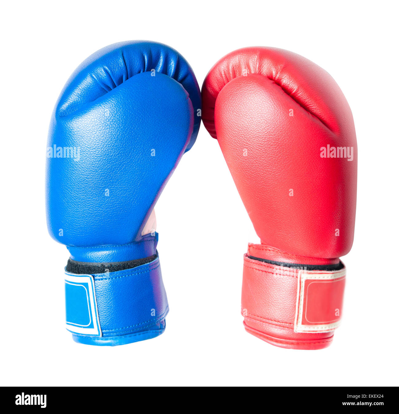 Red blue boxing gloves on hi-res stock photography and images - Alamy