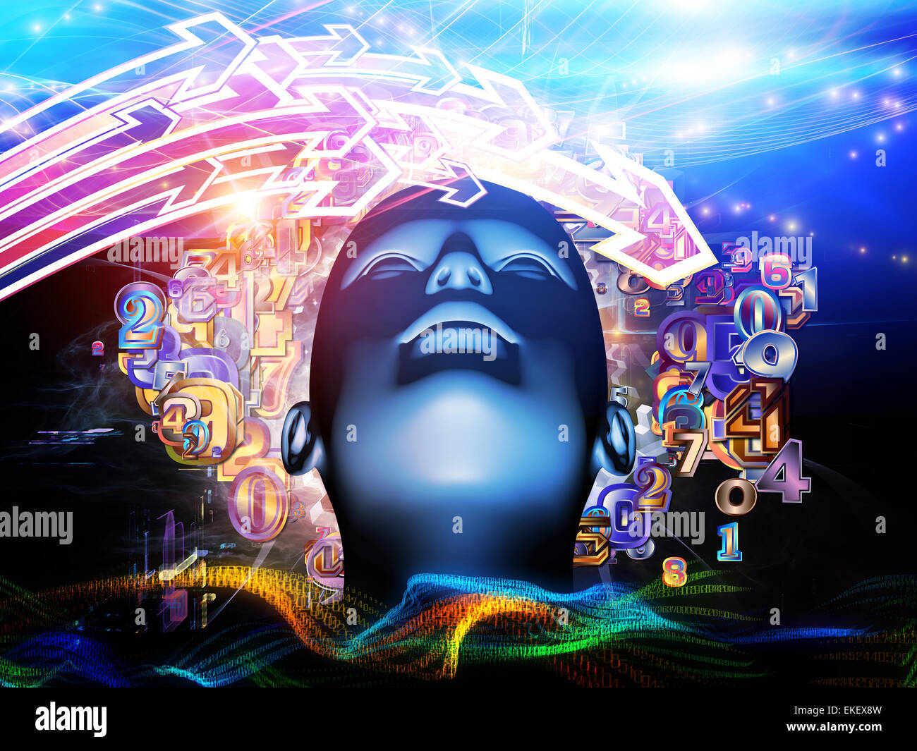 Evolving Digital Science Stock Photo - Alamy