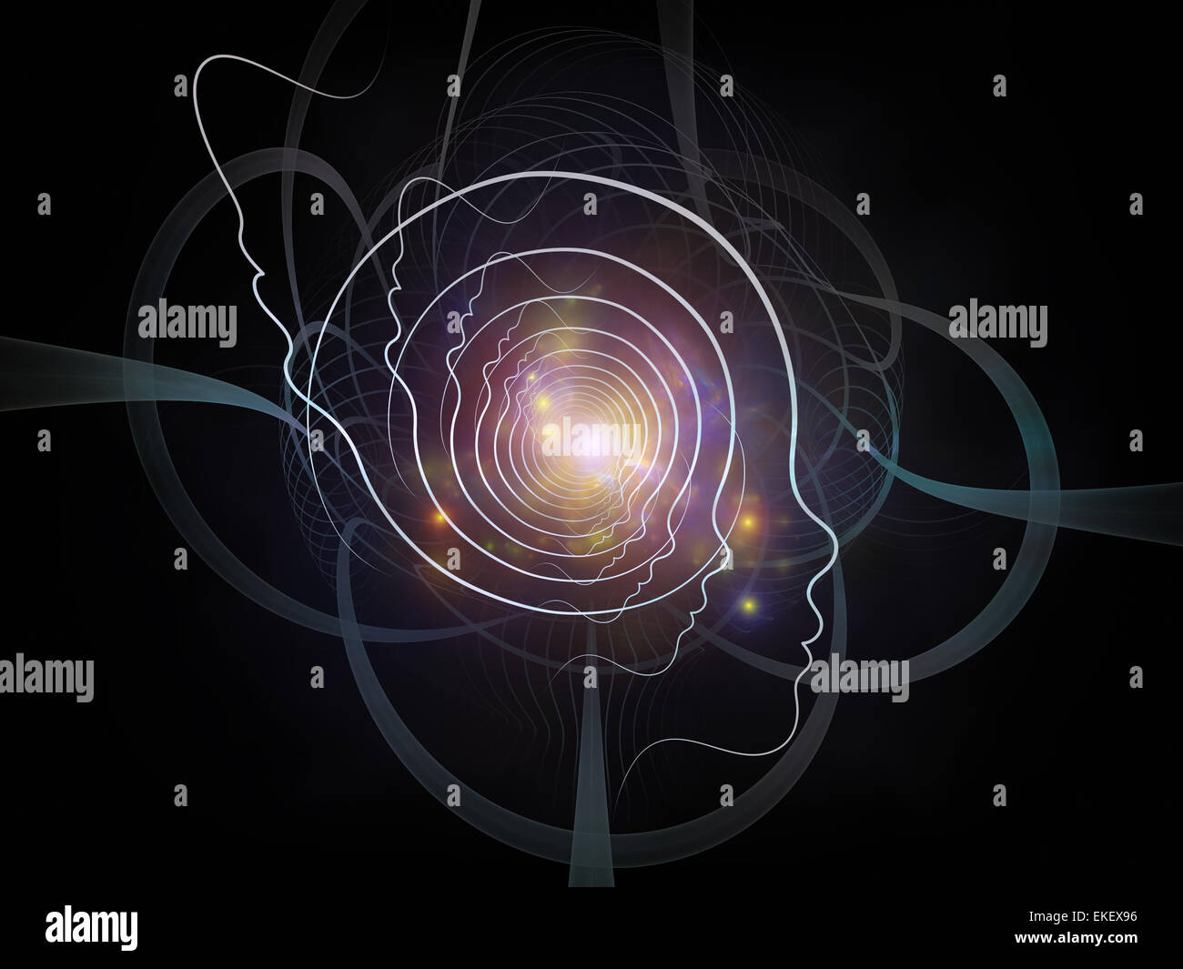 Intelligent Life Background Stock Photo - Alamy