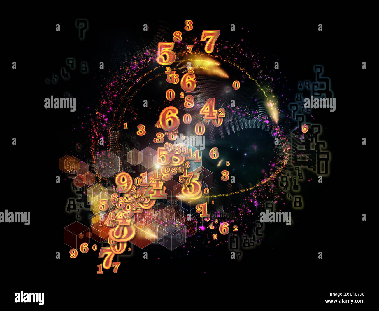 Game of Numbers Stock Photo - Alamy