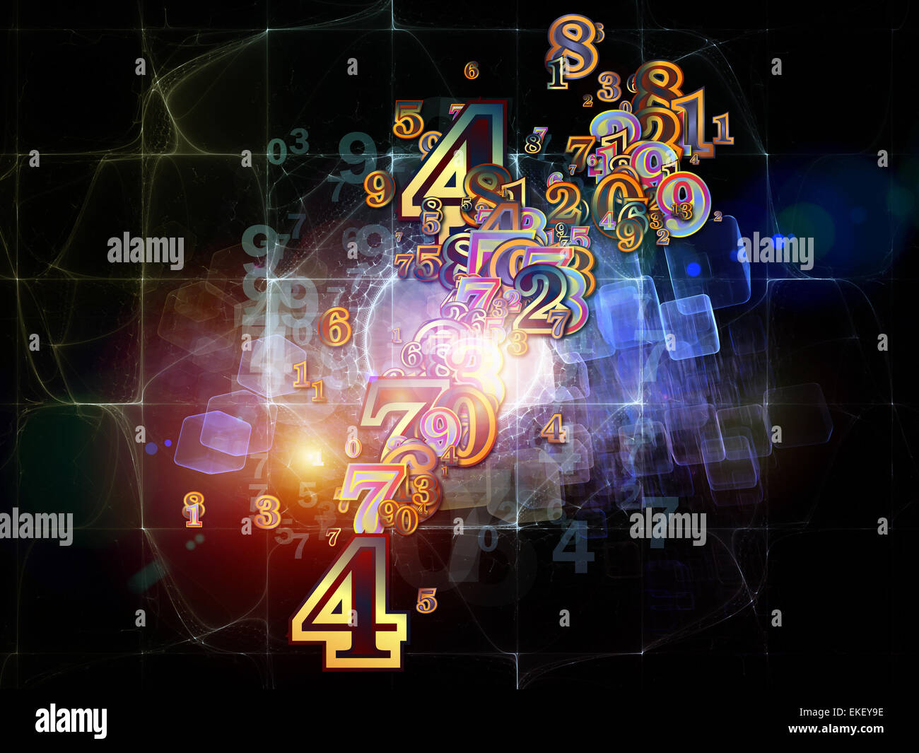 Number And Beyond Stock Photo - Alamy