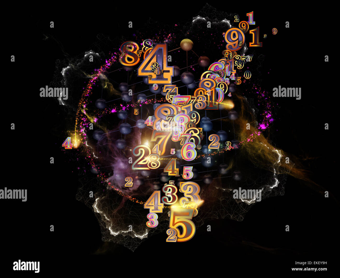 Advance of Numbers Stock Photo - Alamy