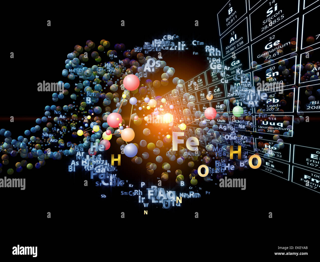 Chemical graphics hi-res stock photography and images - Alamy