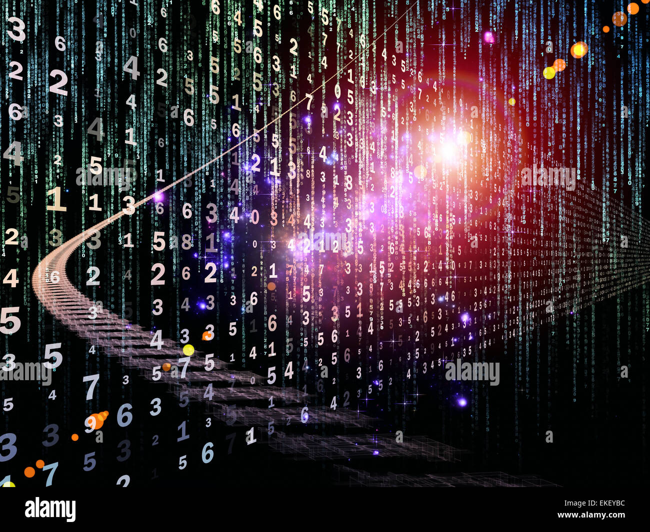 Realms of Information Stream Stock Photo - Alamy