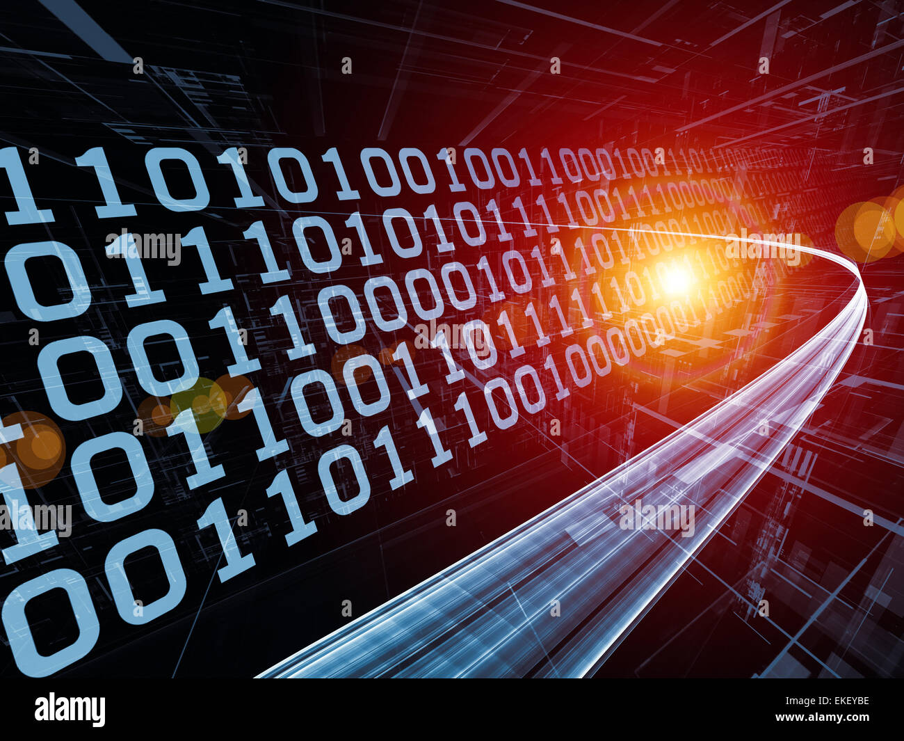 Speed of Information Stream Stock Photo - Alamy
