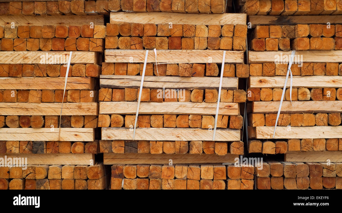 Wood Storage Warehouse In Timber Processing Plant High Resolution Stock ...