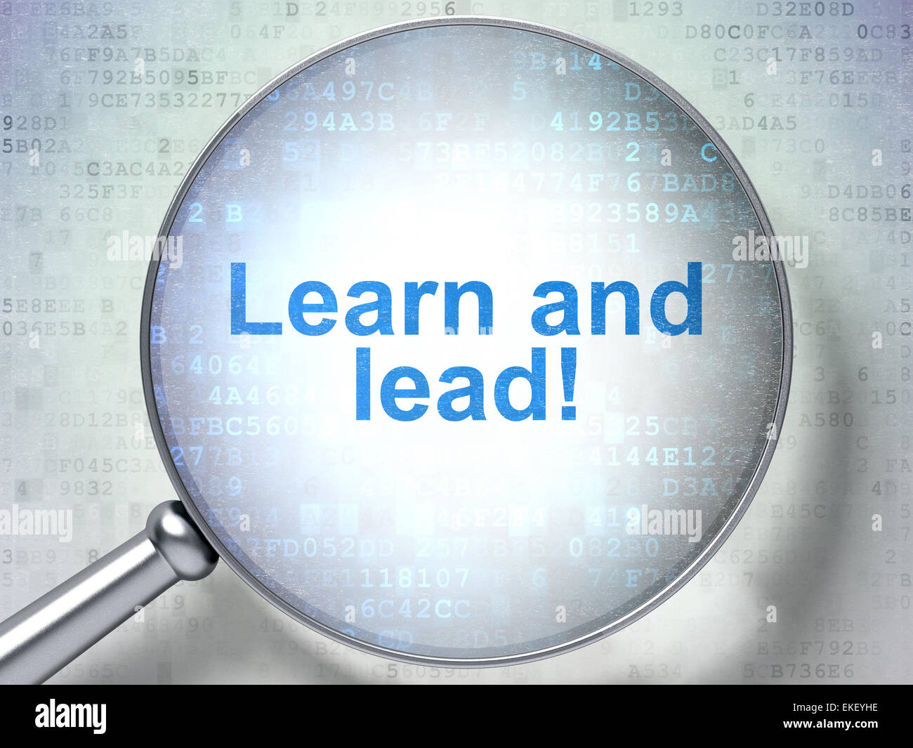 Words Learn and lead! on digital background Stock Photo - Alamy