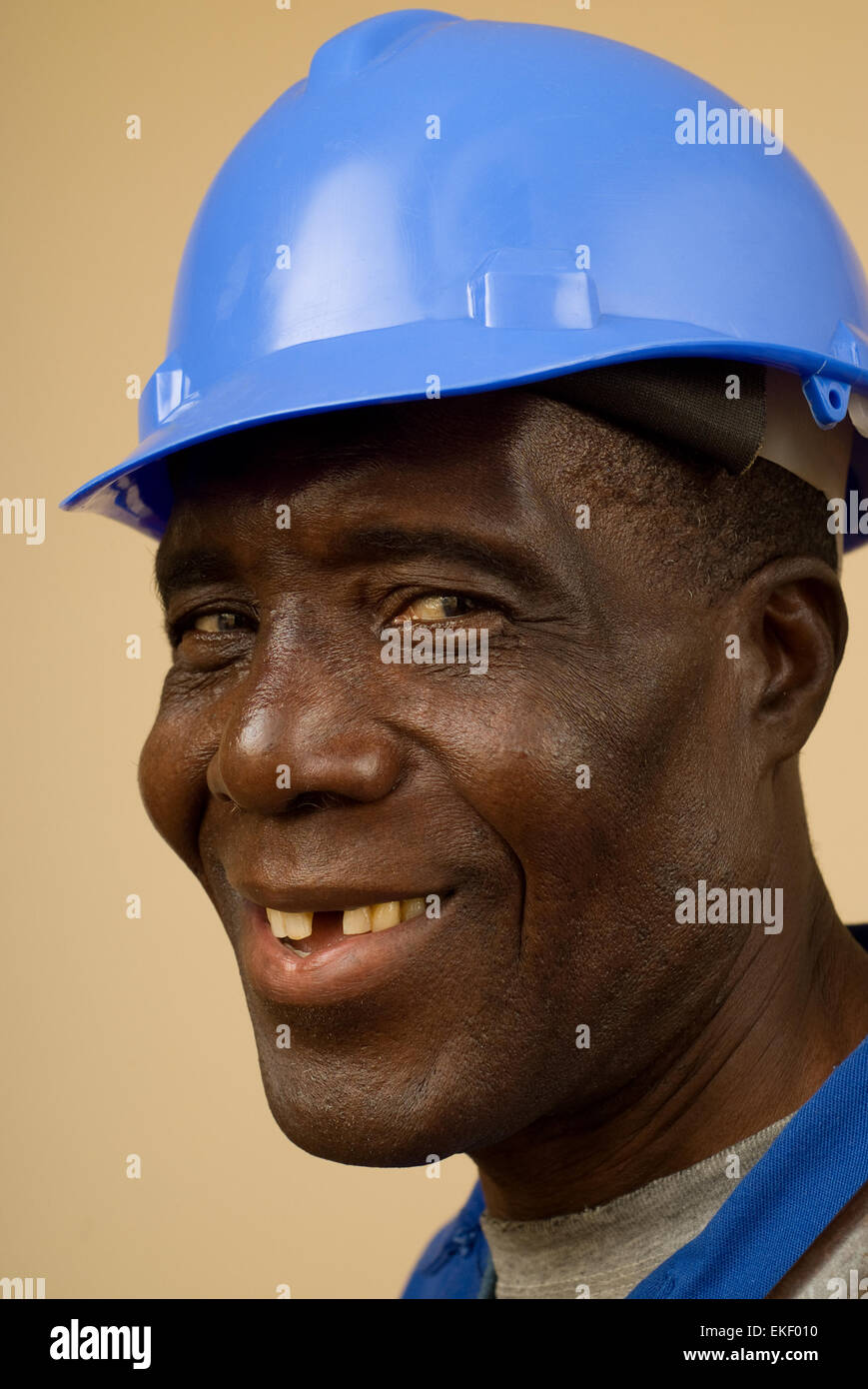 Construction Worker Portrait Stock Photo - Alamy